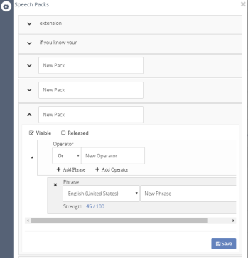 Speech Pack Designer